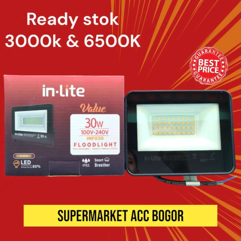 Promo Lampu Sorot Taman In - Lite 30 Watt - Lampu Flood Light Inlite ...