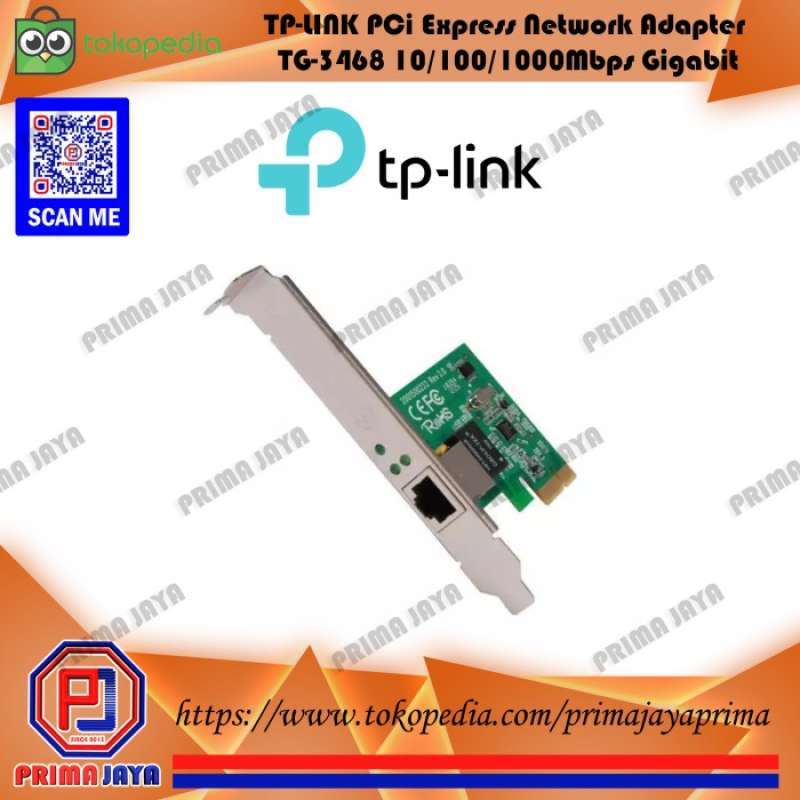 Jual Tp-link Tg-3468 Lan Card Gigabit Pci Express Network Adapter Di ...