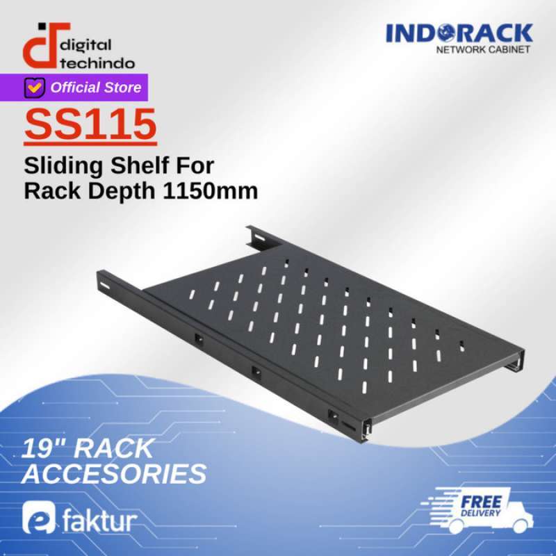 Jual Indorack Accesories Sliding Shelf Depth 900mm Tatakan Rak Server ...