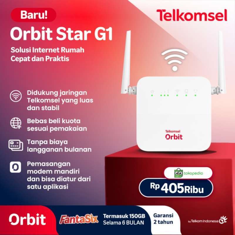 Jual Orbit Star G1 Modem Wifi Home Router Telkomsel 4g High Speed Di ...