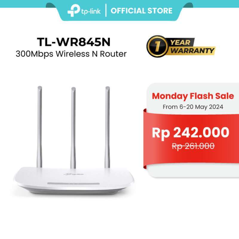 Jual Tp-link Tl-wr845n 300mbps Wireless N Wifi Router/access Point ...