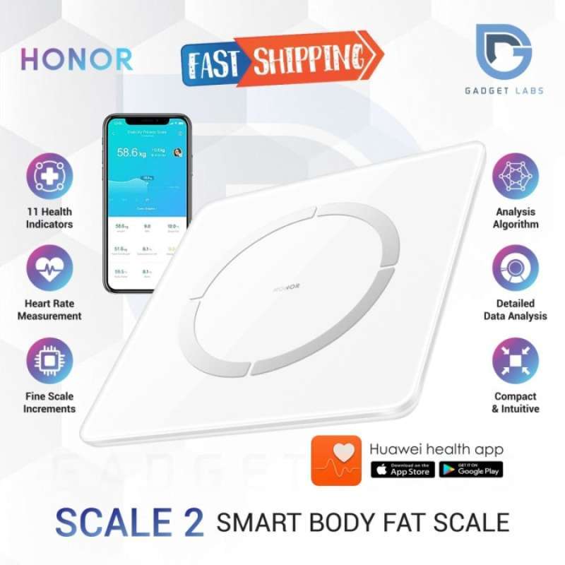 Promo Honor Smart Scale 2 Smart Body Composition - Timbangan Badan ...