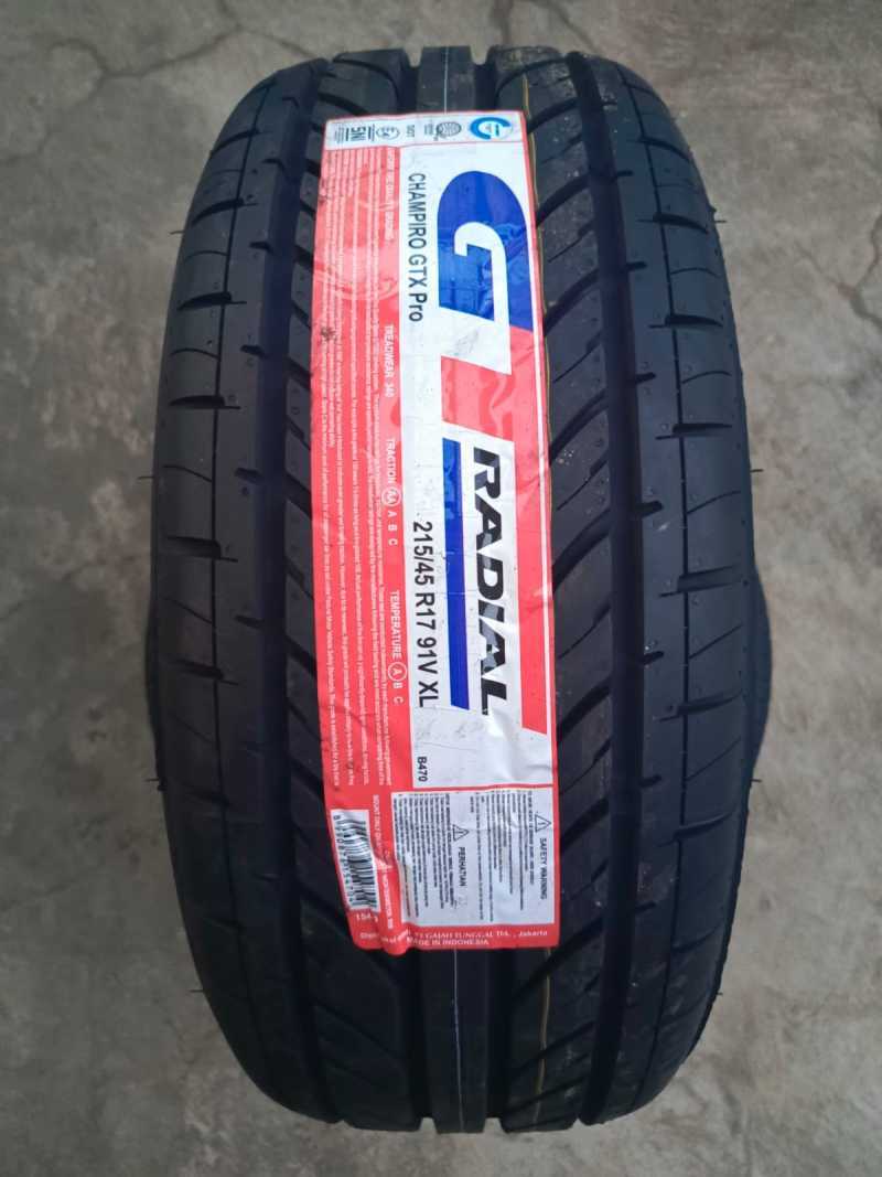 Jual Ban Mobil Gt Radial Gtx Pro Ukuran 215/45 R17 Ban Modif Ring 17 Lebar Di Seller Rajawali ...