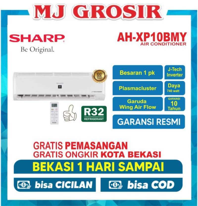 Promo Ac Sharp Ah-xp 10 Bmy 1 Pk + Pasang Plasma Cluster Diskon 23% Di Seller Bogatyy Store ...