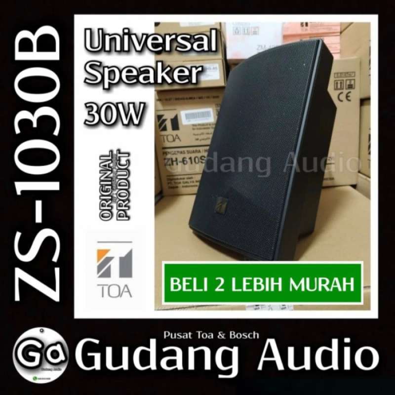Promo Universal Speaker / Wall Speaker Toa Zs-1030b 30 Watt Diskon 50% ...