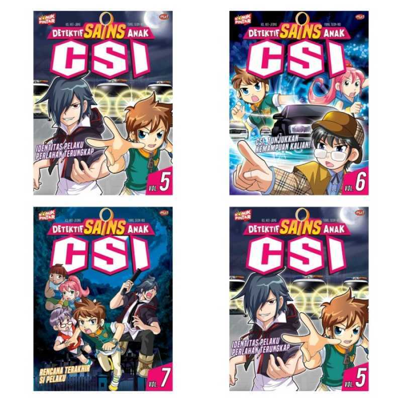 Jual Komik Pintar : Detektif Sains Anak Csi Vol. 1 2 3 4 5 6 7 8 9 10 ...