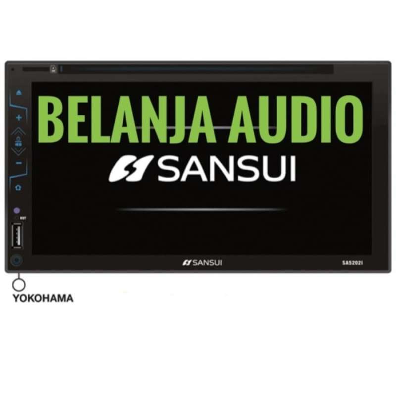 Promo Double Din Sansui Dvd Glass Panel Sa5202i Diskon 33% Di Seller ...
