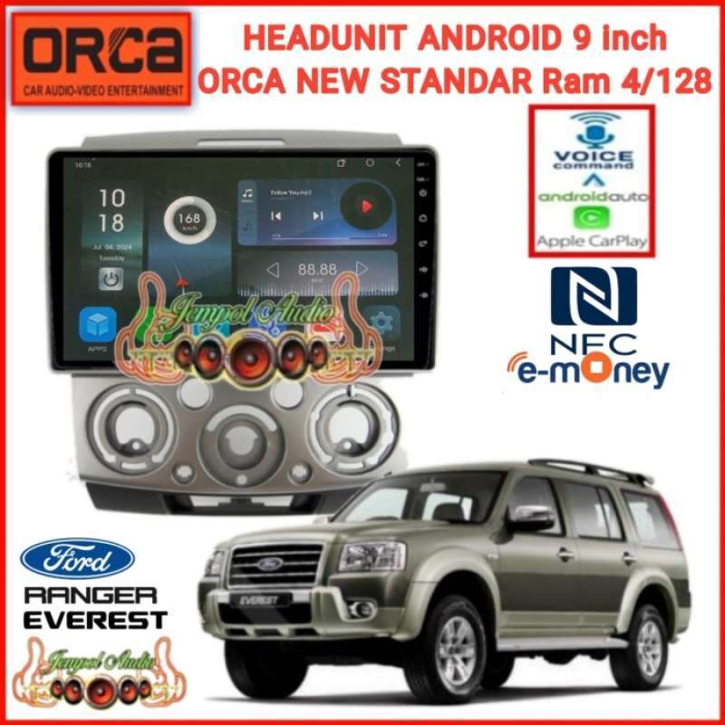 Promo Head Unit Android Orca 9 Inch Ford Ranger/everest Mazda 50-bt ...