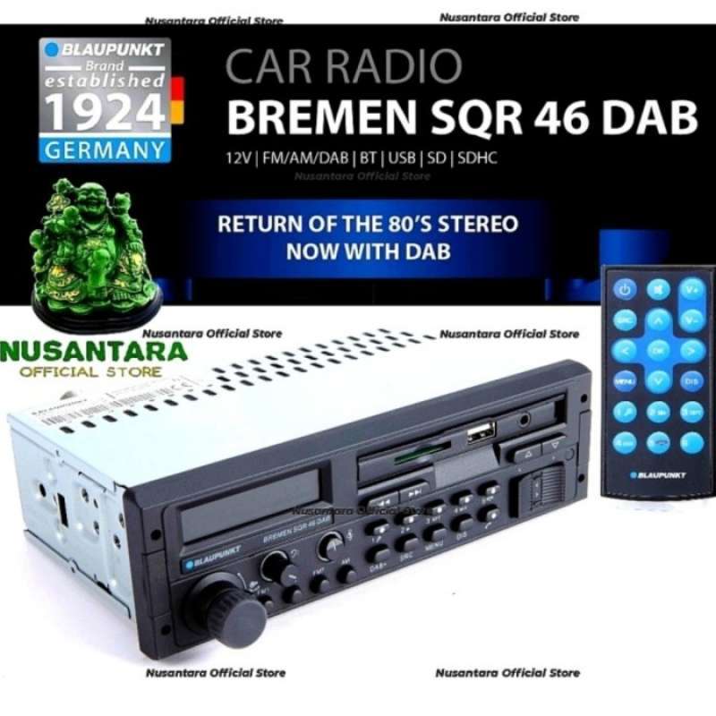 Promo (classic Model) Blaupunkt Bremen Sqr 46 Dab Single Din Head Unit ...