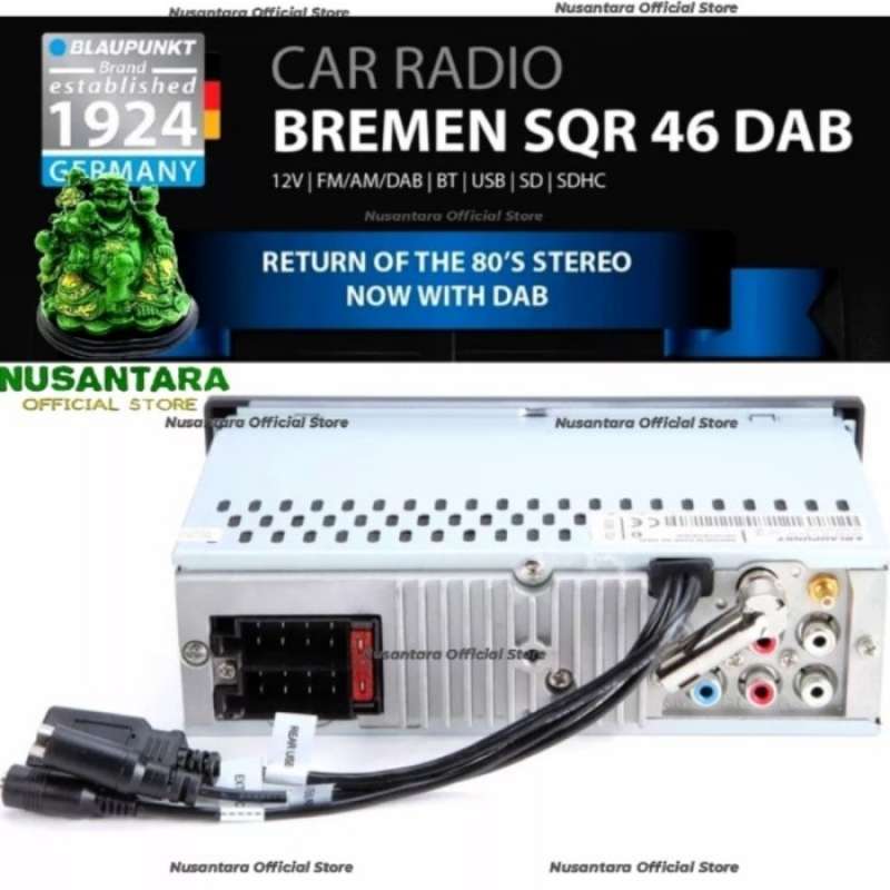 Promo (classic Model) Blaupunkt Bremen Sqr 46 Dab Single Din Head Unit ...