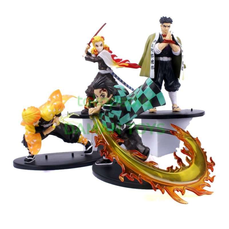Jual Action Figure Demon Slayer Kimetsu Yaiba Rengoku Tanjiro Patung ...