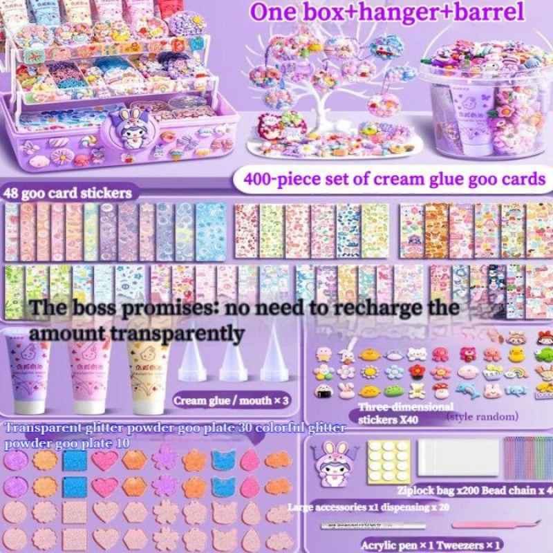 Jual [kjid] Diy Deco Cream Glue Guka Sticker Deluxe Diy Cream Clay Full ...