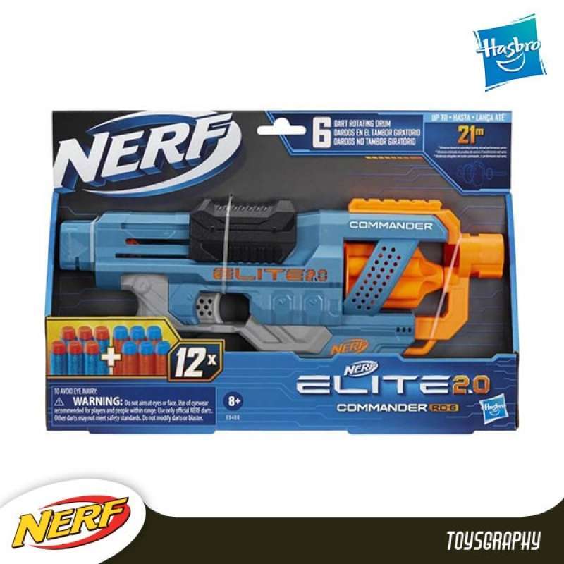 Jual Nerf Elite 2.0 Commander Rd6 Disruptor Rd-6 8 Darts Di Seller ...