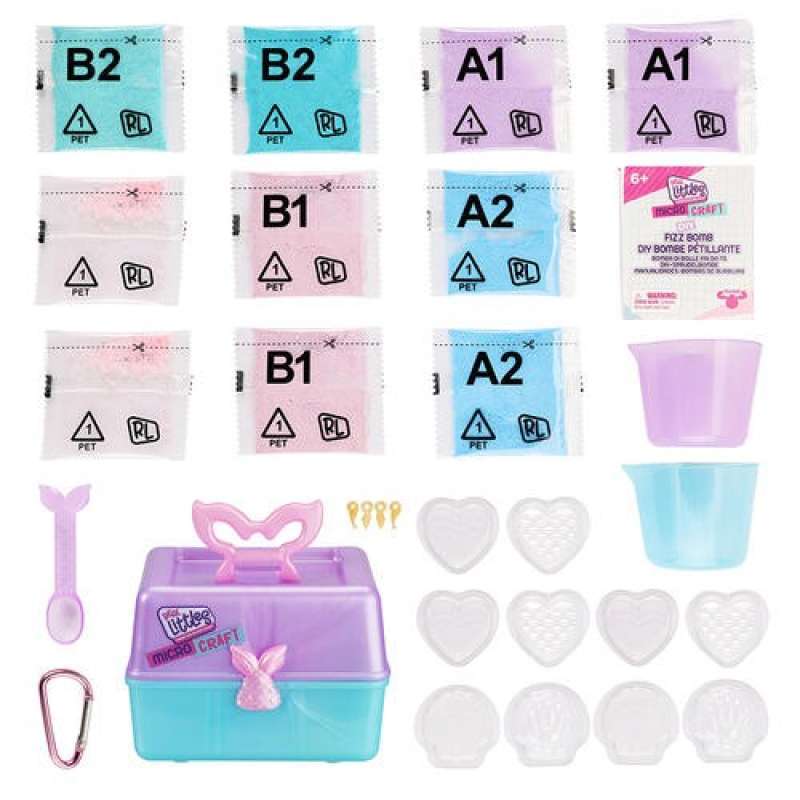 Jual Real Littles Micro Craft Case Single Pack Diy Assorted Mainan Anak ...
