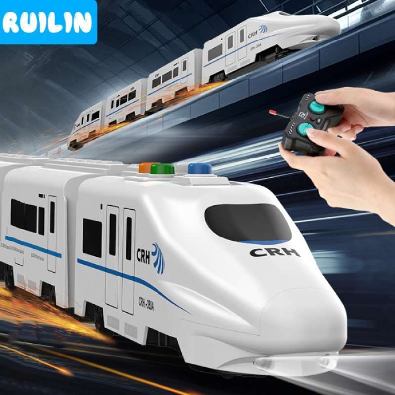 Jual Ruilin Mainan High Speed Train Remote Control Rc Kereta Api Mobil ...