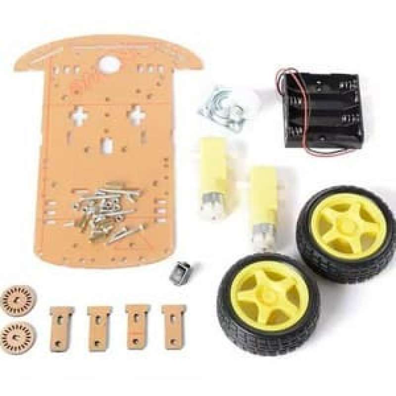 Jual Chasis Mobil Robot Arduino 2wd 2 Wd Smart Car Line Follower Tracer ...