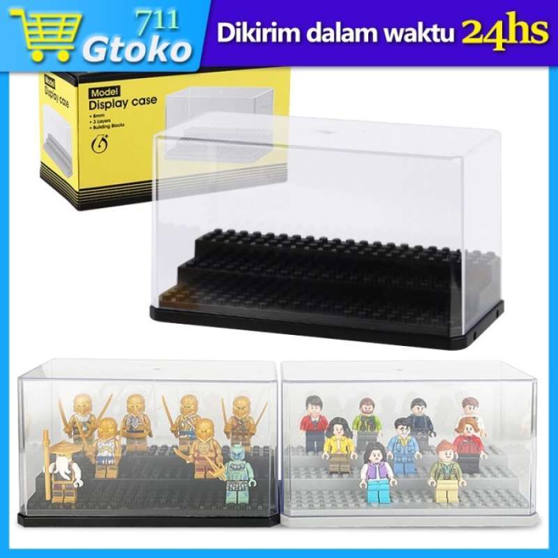 Jual Lego Base Plate Mini Display Box / Lego Minifigure Display Acrylic ...