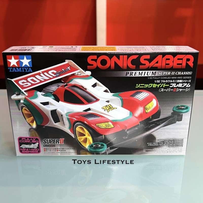 Jual Mainan Rakit Mobil Tamiya Mini 4wd - Sonic Saber (original) Di ...