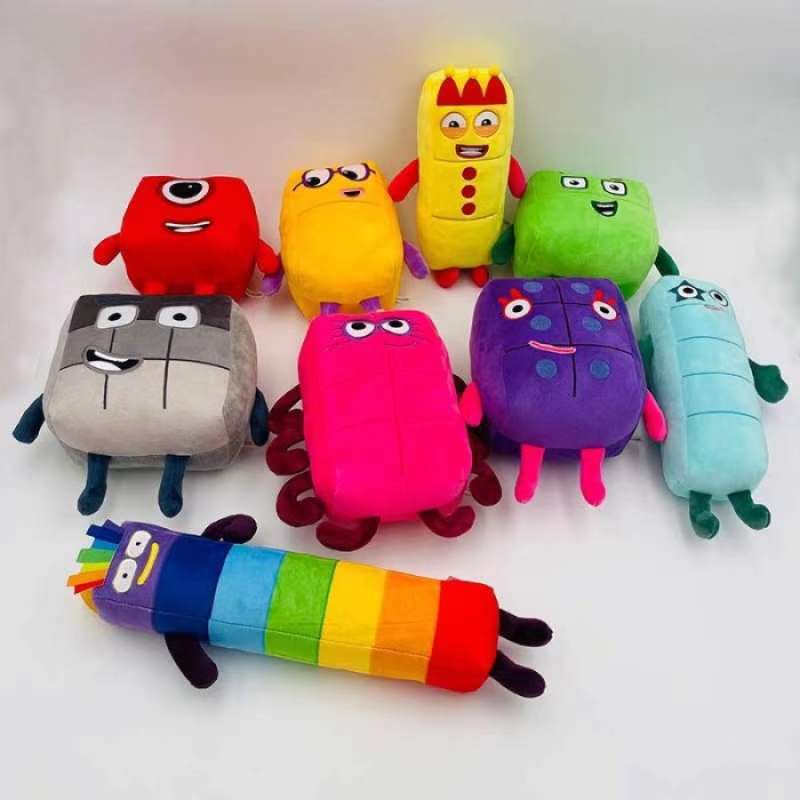 Jual Numberblocks Plush Stuffed Toys Educational Doll Number Blocks ...