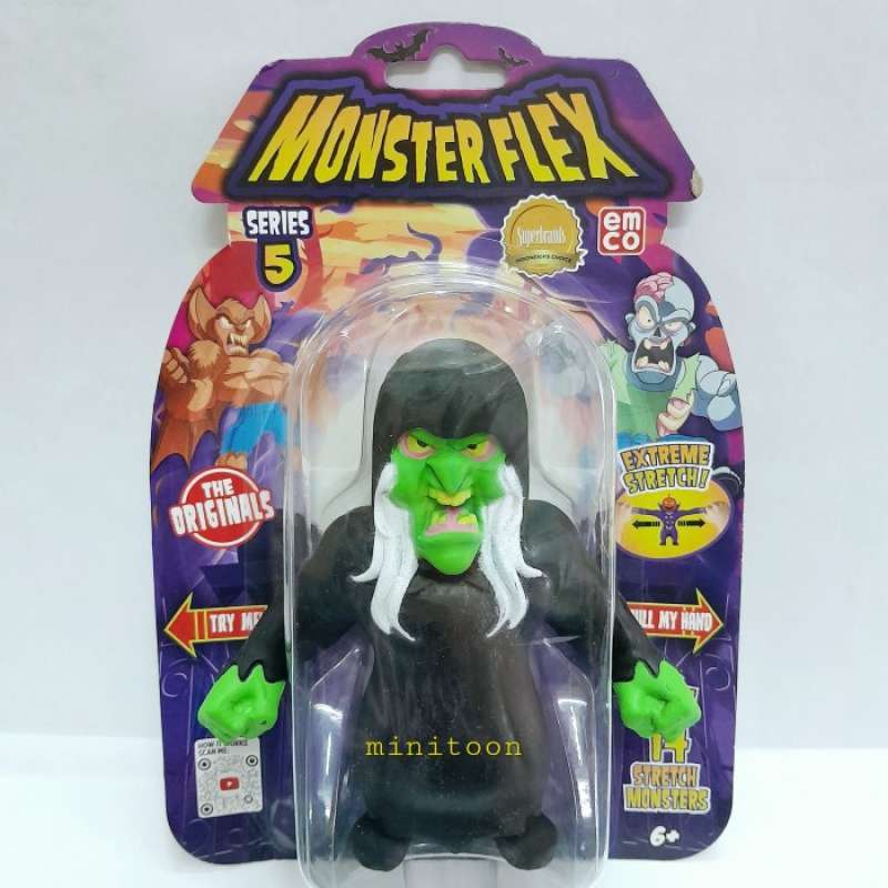 Jual Monster Flex Emco Action Figure Squishy Super Stretch Lentur ...
