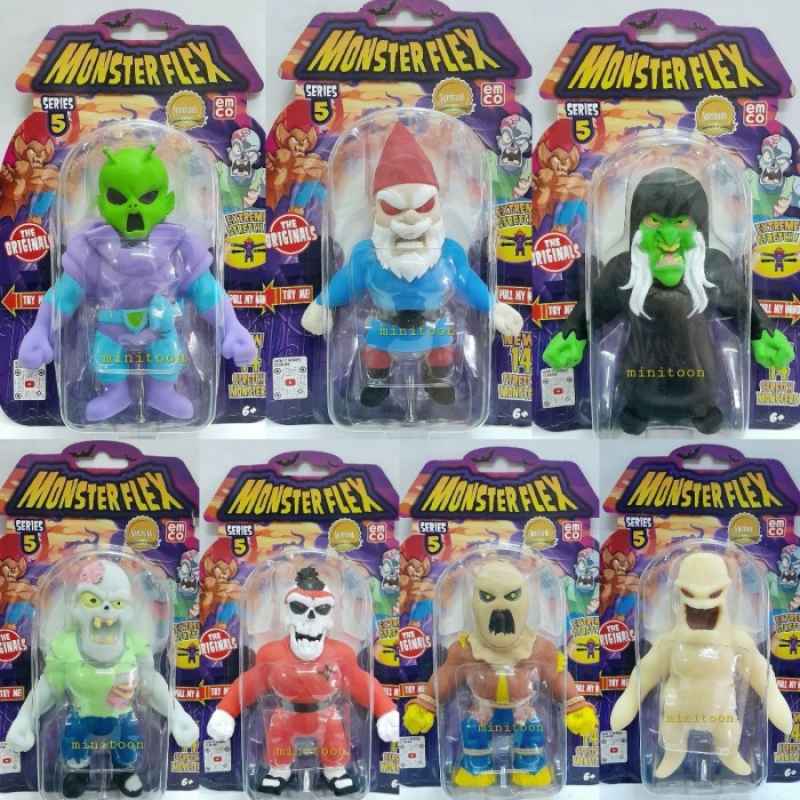 Jual Monster Flex Emco Action Figure Squishy Super Stretch Lentur ...