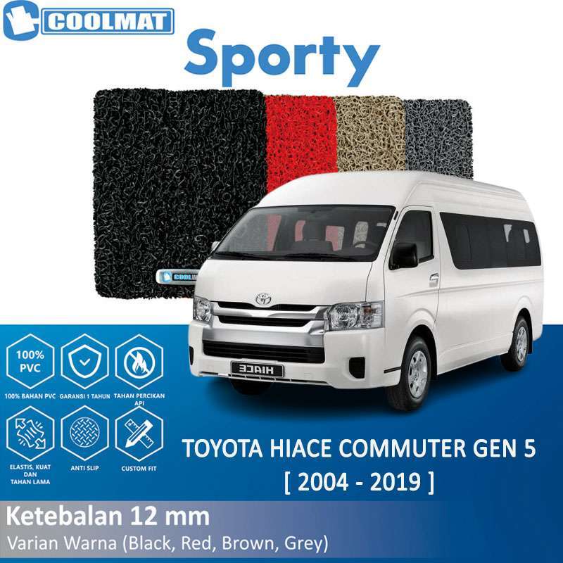 Promo Karpet / Carpet Mobil Premium Coolmat Sporty Toyota Hiace ...