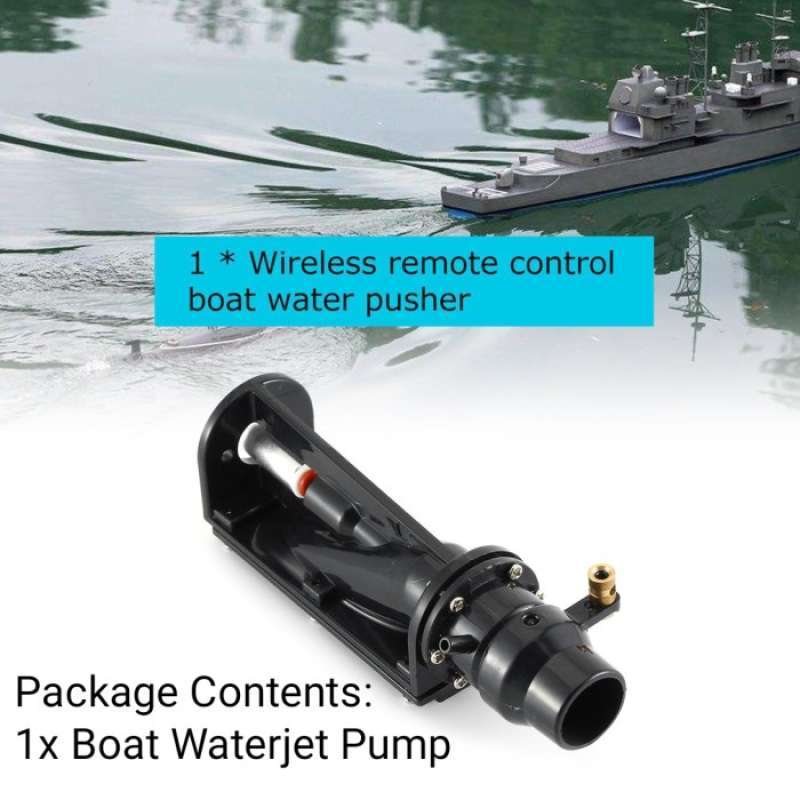 Jual Rc Boat Waterjet Pump Spray Water Thruster With Motor Cooling ...