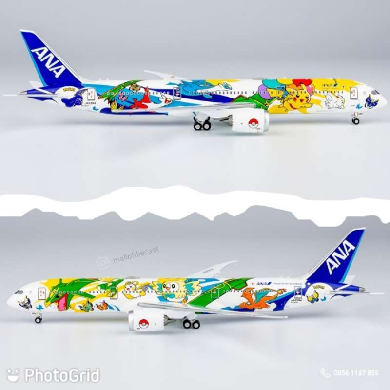 Jual Ana Boeing 787-9 Ja894a Pikachu Jet Nh Ng Model 1:400 Di Seller ...