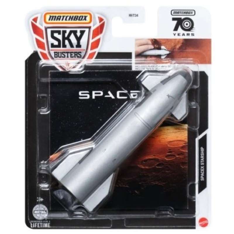 Jual Matchbox Sky Busters Space-x Starship Dragon - Dragon Di Seller ...