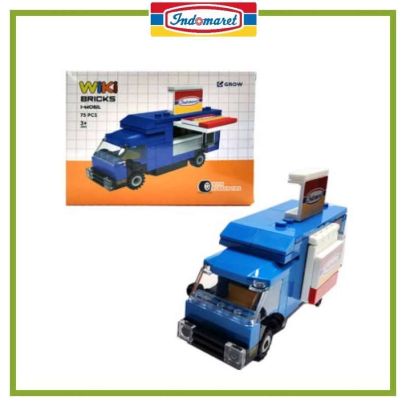 Jual Wiki Brick Truk Delivery Indomaret, Bukan Merk Lego 68pcs ...