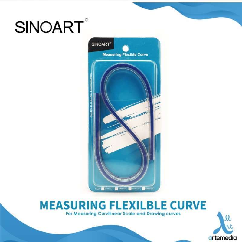 Jual Penggaris Sinoart Measuring Flexible Curve Ruler Di Seller Velvet ...