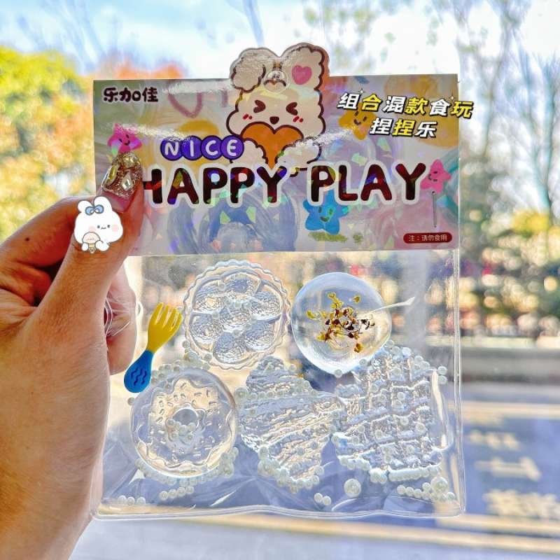 Jual Taba Squishy Transparent Series Squeezy Fun Toys Stress Relief Toy ...