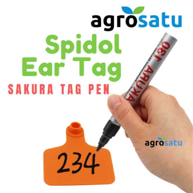 Jual Spidol Eartag Sakura Ear Tag Pen Permanen Marker Penanda Anting ...