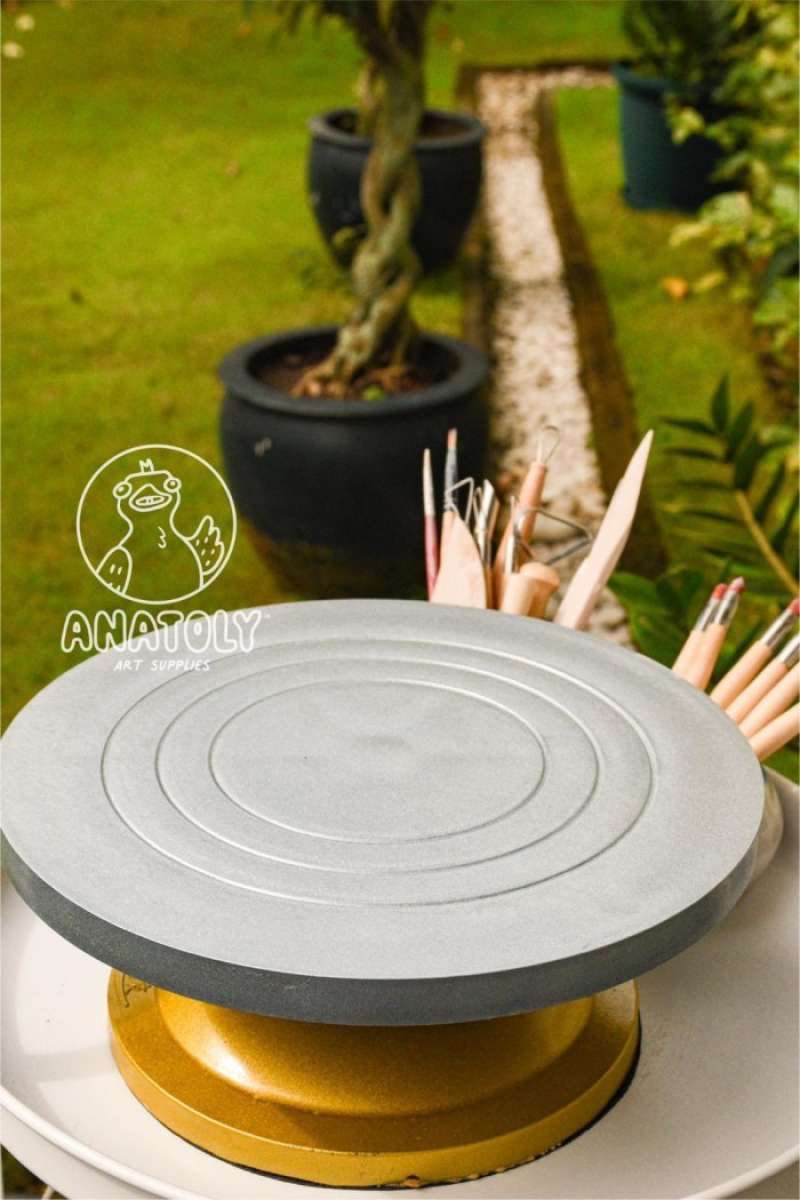 Jual Pottery Turn Table / Banding Wheel / Meja Putar Diameter 30 Cm ...