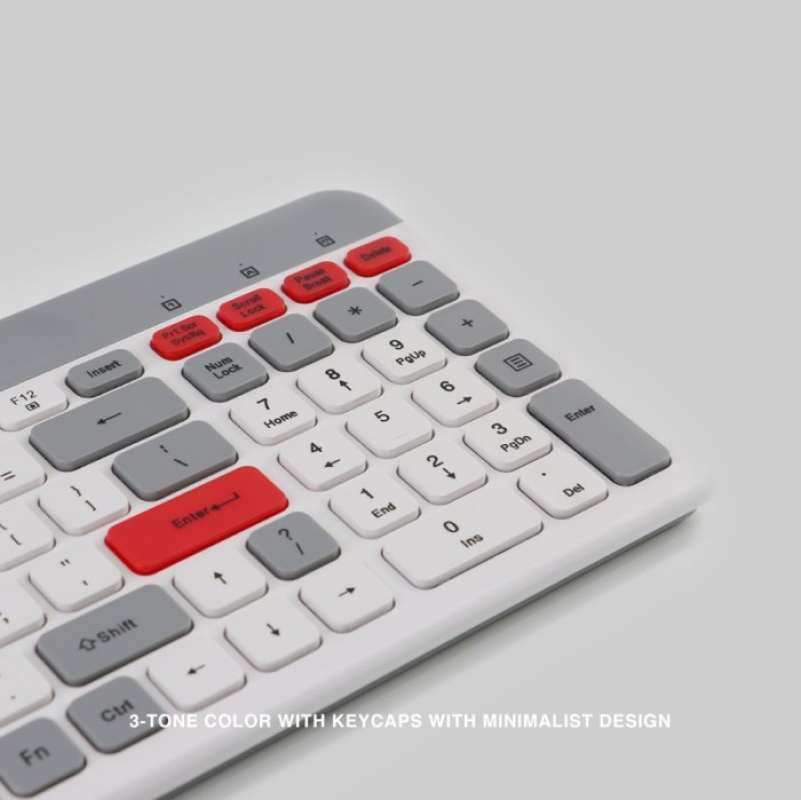 Promo 100% Produk Ori Rexus Kb02 / Kb-02 Keyboard Dual Connection ...