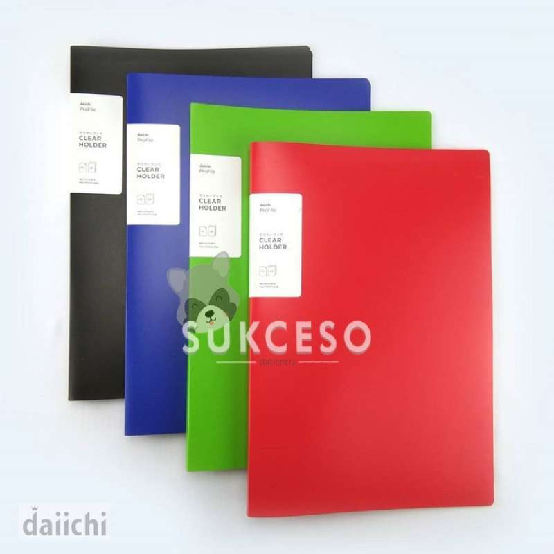 Jual Daiichi Clear Holder A4 40 Pocket / Map Dokumen Murah Berkulitas ...