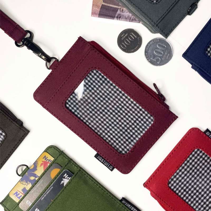 Jual Id Card Holder Dan Tali Hanging Wallet Name Tag Kartu Lanyard ...