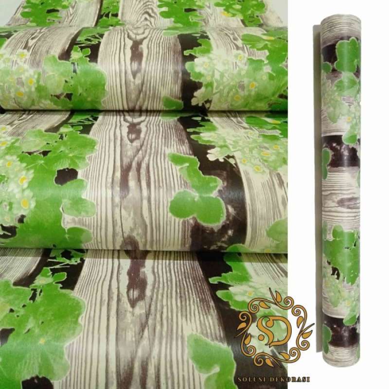 Jual Home Wallpaper Sticker Dinding Pagar Daun Hijau - 45cm X 10 M Di Seller Grand Pasaraya ...