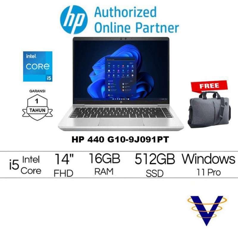 Jual Hp Probook 440 G10 Core I5-1335u 16gb 512gb Iris Xe 14fhd W11pro ...