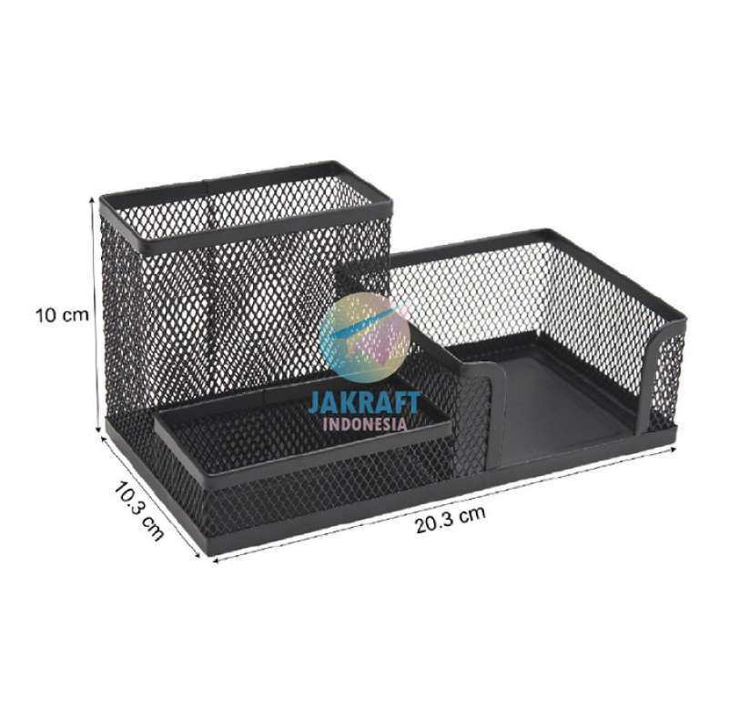 Jual Desk Set Joyko Ds-20 Tempat Alat Tulis Pensil Meja Jaring Besi ...