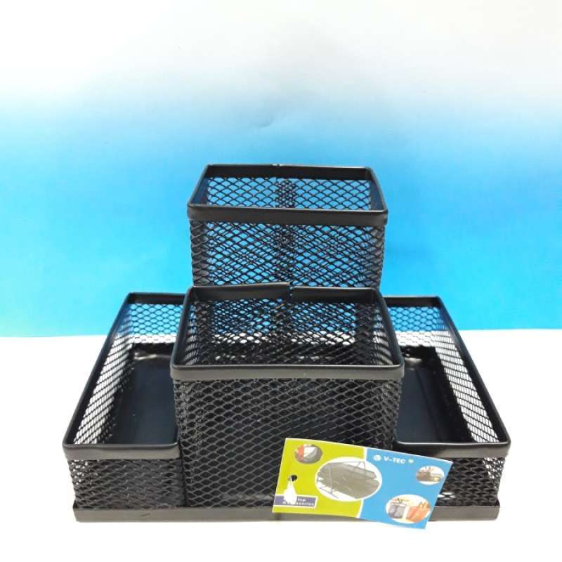 Jual Desk Set V-tec 9003 Besi / Tempat Pulpen Pensil / Desk Set ...