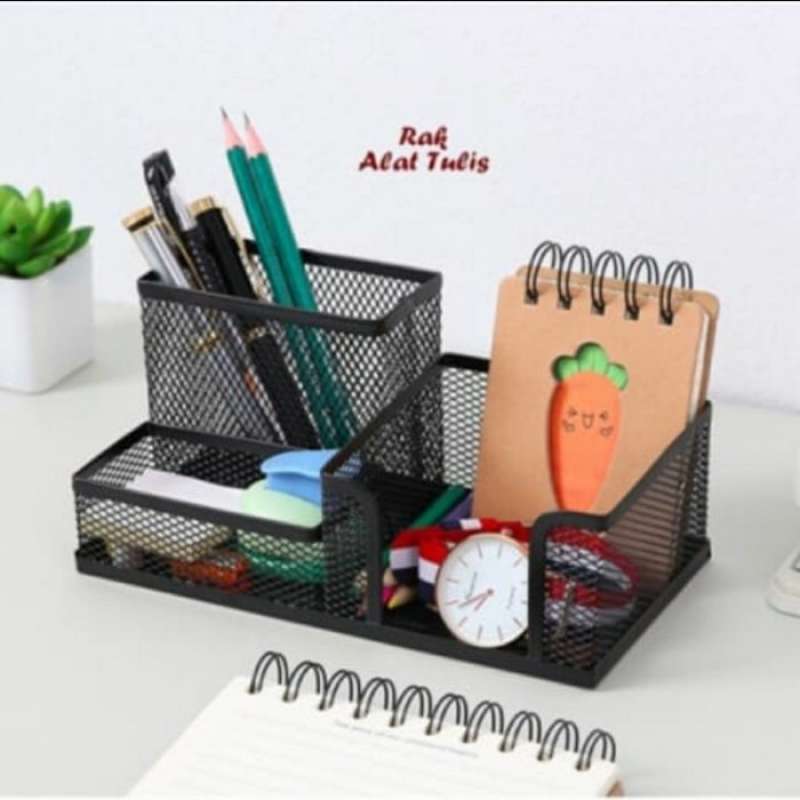 Jual Rak Alat Tulis Bahan Besi Tempat Stationery Dan Memo Di Seller ...