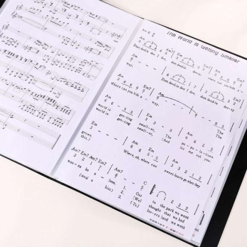 Jual Luxury 40 Pages A4 Size Piano Music Score Sheet Document File ...