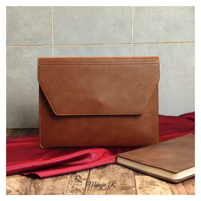 Jual Map A5 Folio Kulit Sintetis Document Keeper Map Folder Organizer ...