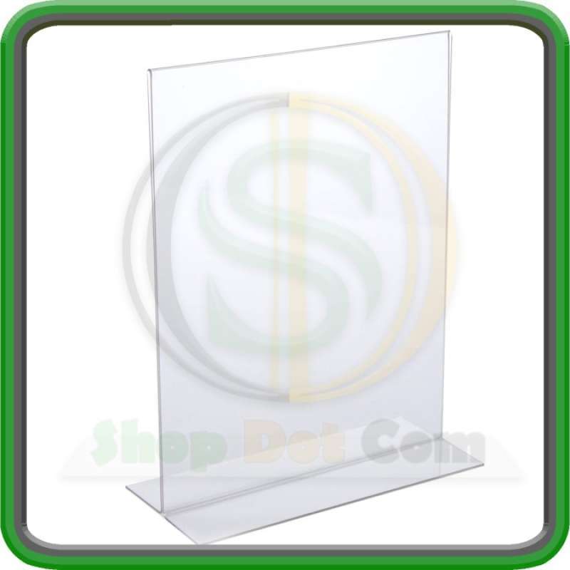 Jual Acrylic / Akrilik Standing Display 2mm Bening A4 (21cm X 30cm) Di ...