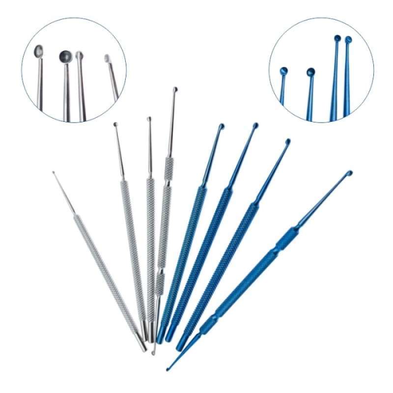 Jual Instrumen Bedah Mata Mikro Baja Tahan Karat/titanium Kuret ...