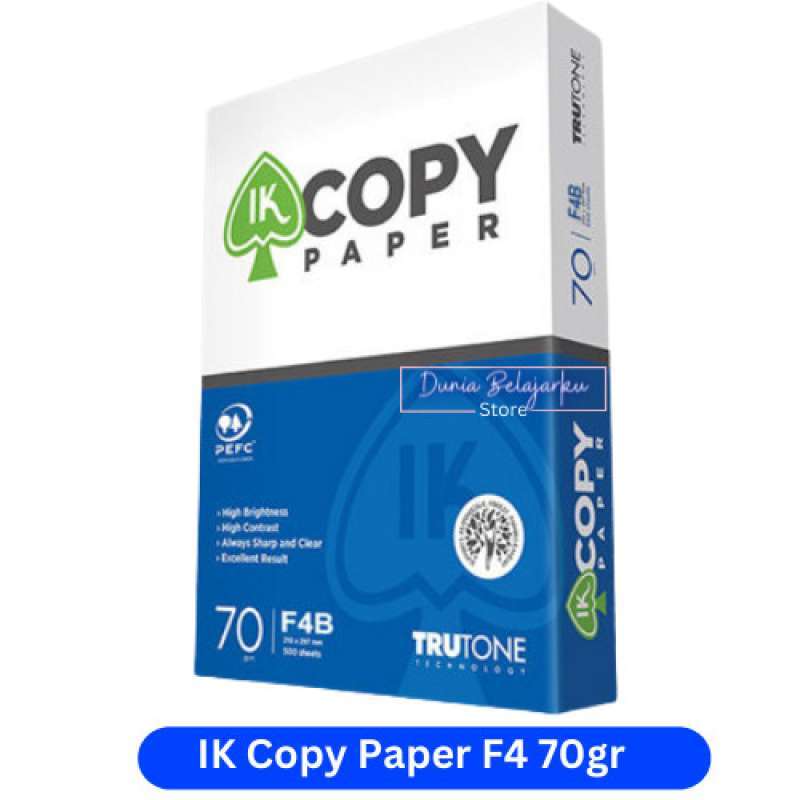 Jual Kertas Hvs F4 / Folio 70 Gr Copy Paper / Hvs F4 Murah / 1 Rim 500 ...