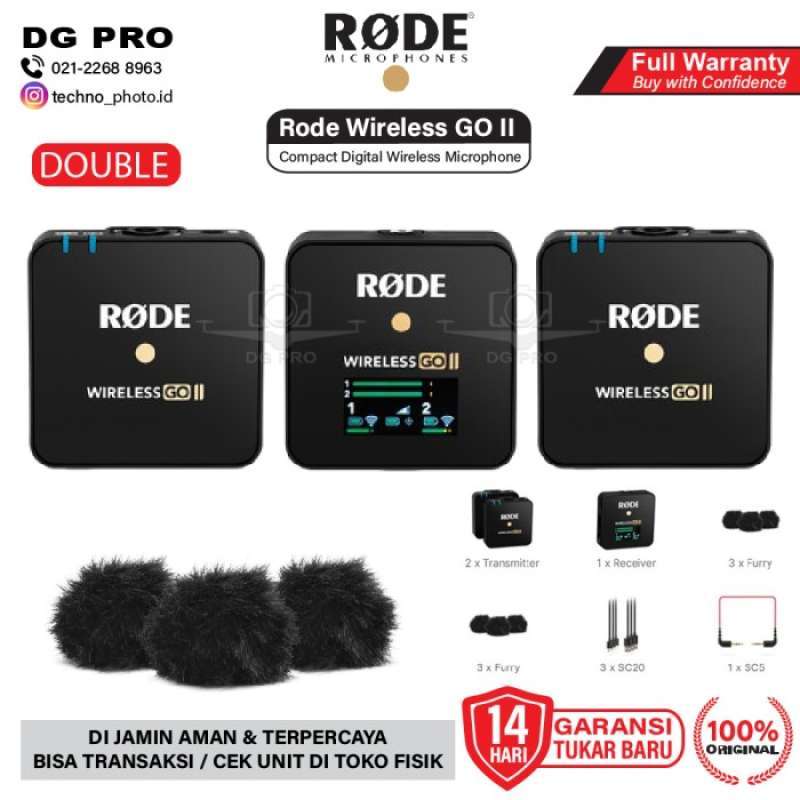 Jual Rode Wireless Go Ii Dual Wireless Microphone/rode Wireless Go 2 ...