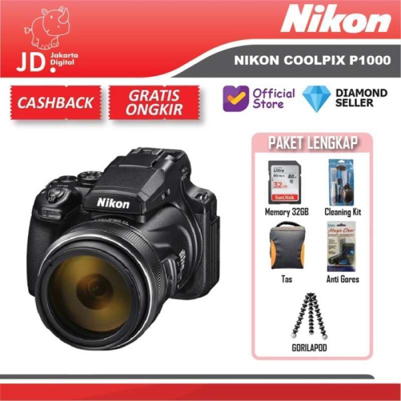 Jual Nikon Coolpix P1000 -camera Digital Nikon P1000 Paket 128gb - Paket 32gb Di Seller Have-id ...
