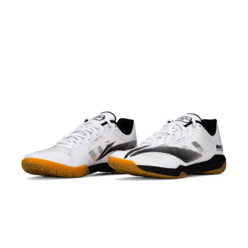 Promo Li-ning Badminton Shoes Mirage Pro Ayat013-2s Stand White/black ...